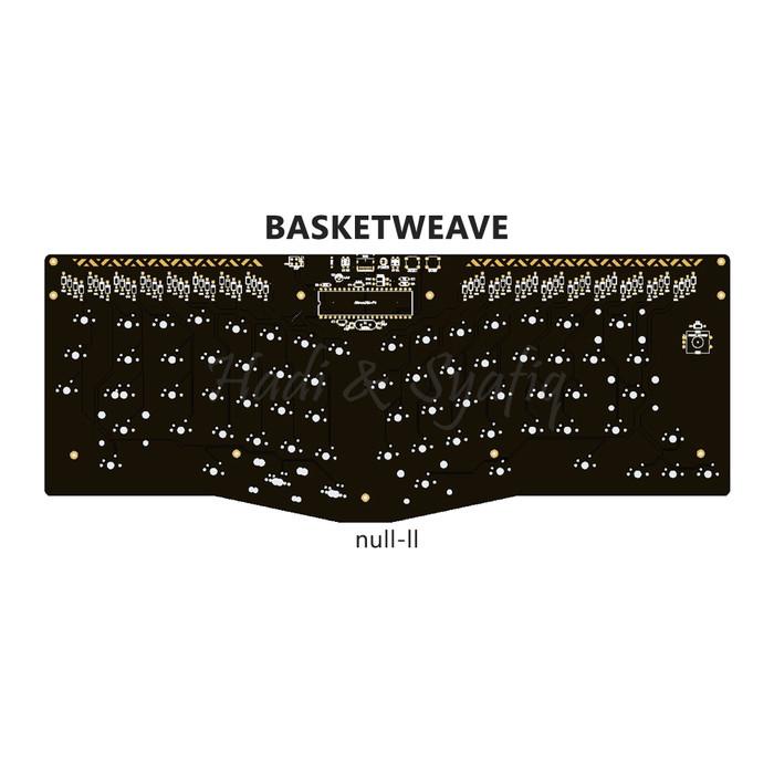 Jual Basketweave Through Hole Alice Style Mechanical Keyboard PCB ...