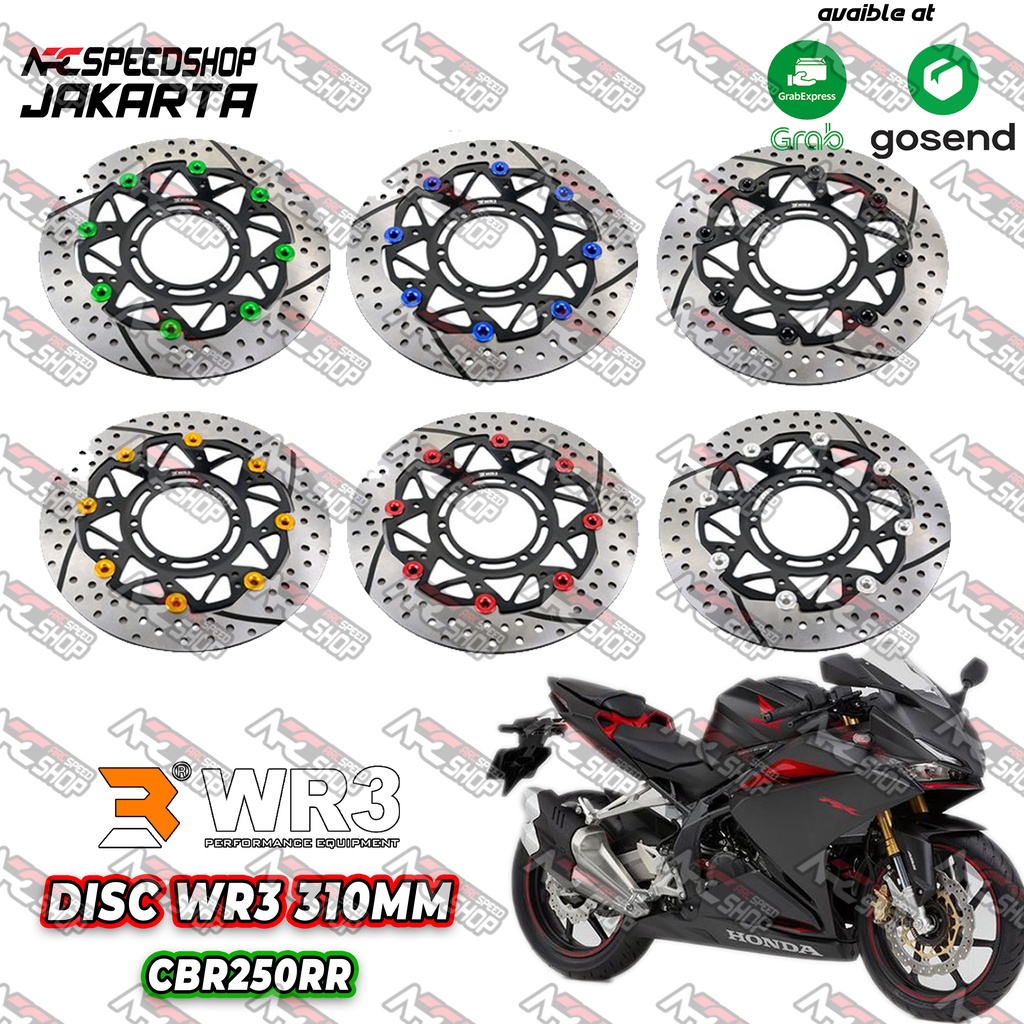 Jual Disc Brake Cakram Piringan Depan WR3 CBR 250RR CBR150R K45N / K45 CBR250RR NEW | Shopee ...