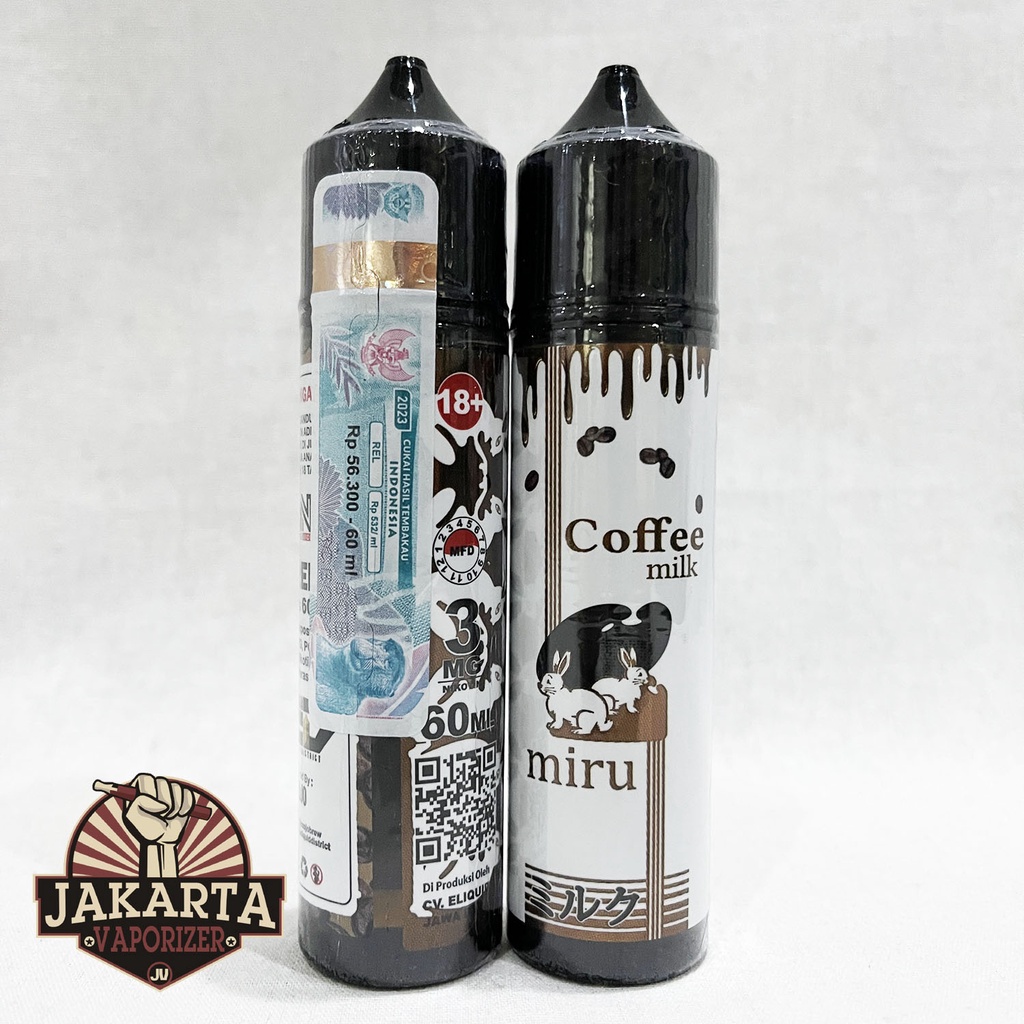 Jual MIRU COFFEE MILK 60ML 3MG 6MG BY JOZOJO | Shopee Indonesia