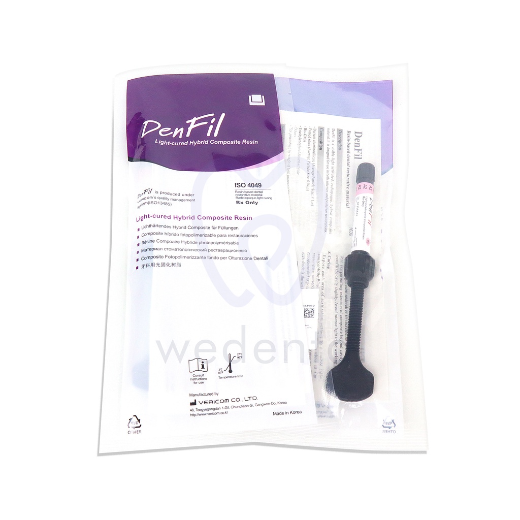 Jual DENFIL COMPOSITE Resin Bahan Tambal Gigi Veneer Hybrid Vericom ...