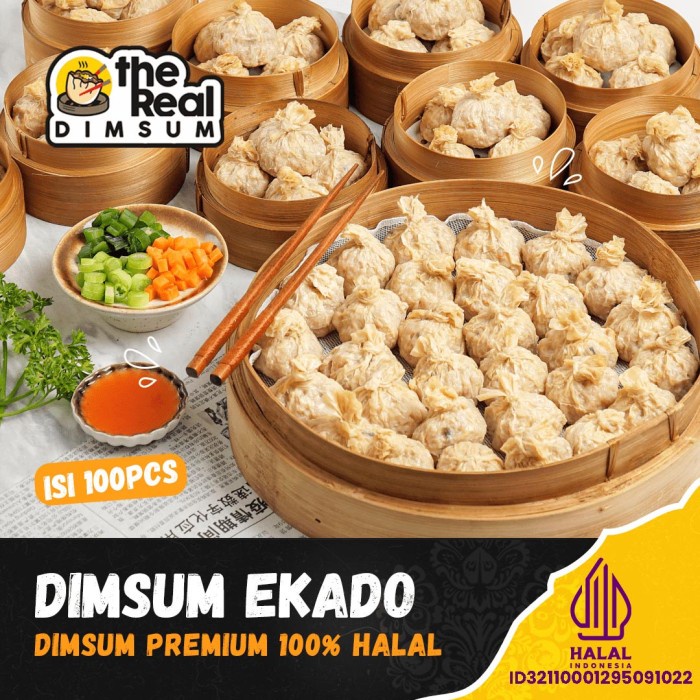 Jual Frozen Dimsum Ekado Halal Isi 100 Pcs | Shopee Indonesia