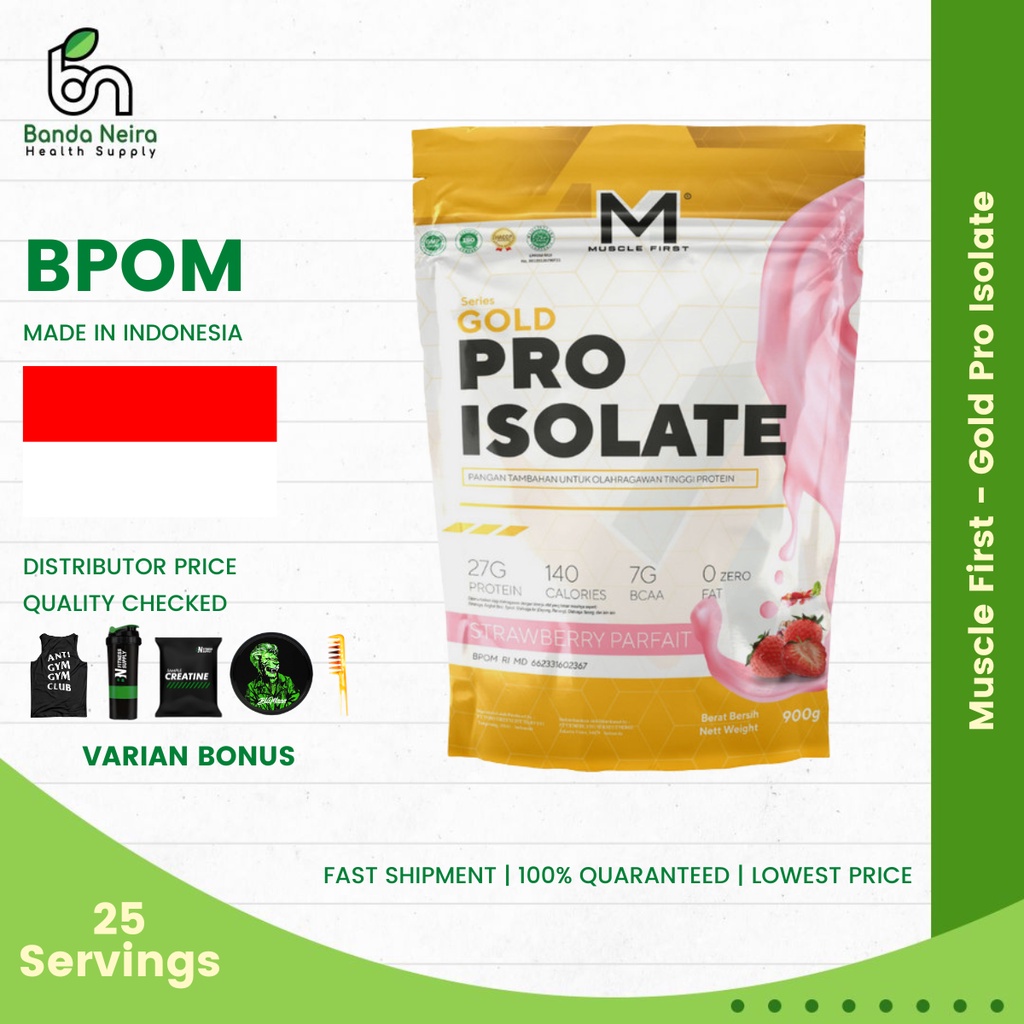 Jual M1 MuscleFirst Muscle First Gold Pro Isolate Whey Protein | Shopee ...