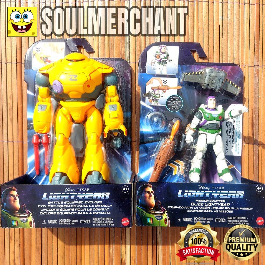 Jual MATTEL DISNEY PIXAR LIGHTYEAR MISSION EQUIPPED BUZZ LIGHTYEAR ...