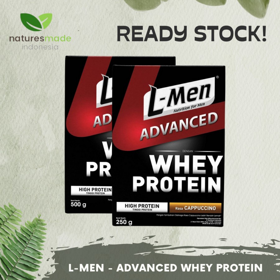 Jual L-Men LMen L Men Advanced Advance Whey Protein | Shopee Indonesia