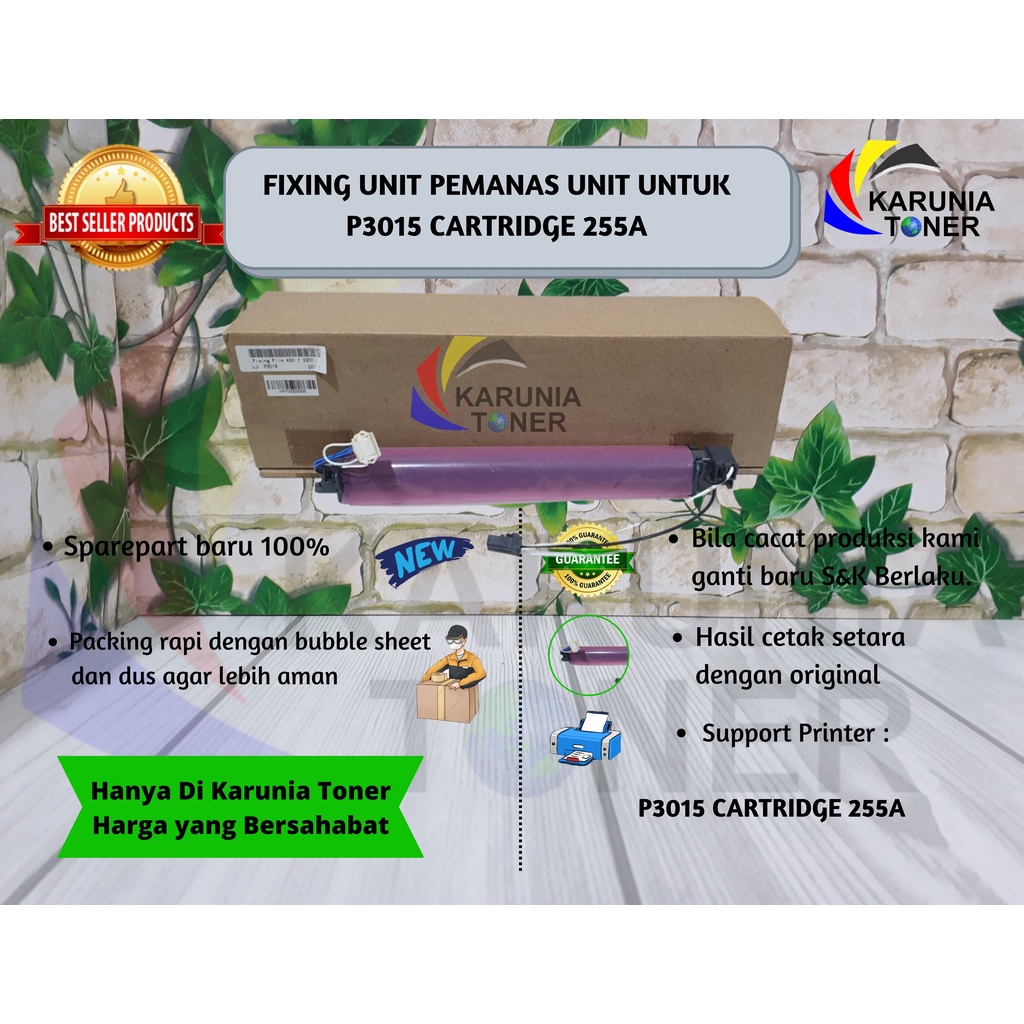 Jual FIXING UNIT PEMANAS UNIT UNTUK P3015 CARTRIDGE 255A | Shopee Indonesia