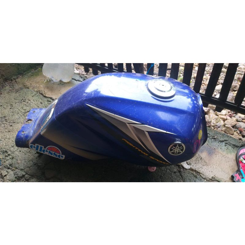 Jual tangki yamaha scorpio z biru original 2nd copotan | Shopee Indonesia