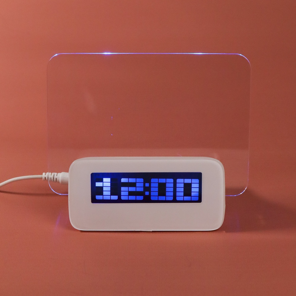 Jual Jam Meja Dekorasi Digital Watch Display Alarm LCD Clock With Memo ...
