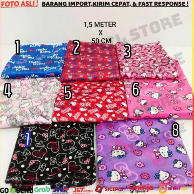 Jual Alas Dashboard Mobil Taplak Meja Hello Kitty Biru Merah Pink Fanta ...