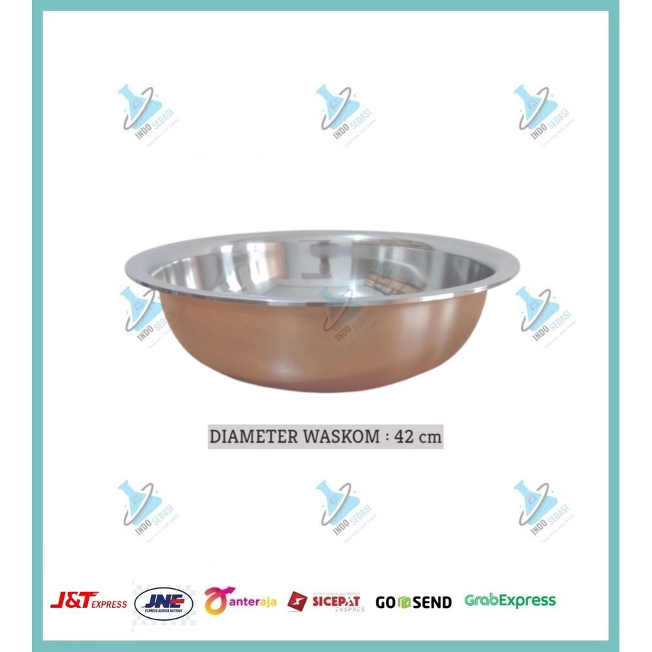 Jual Waskom Diameter 42 cm Stainless Steel I Baskom Stainless Steel ...
