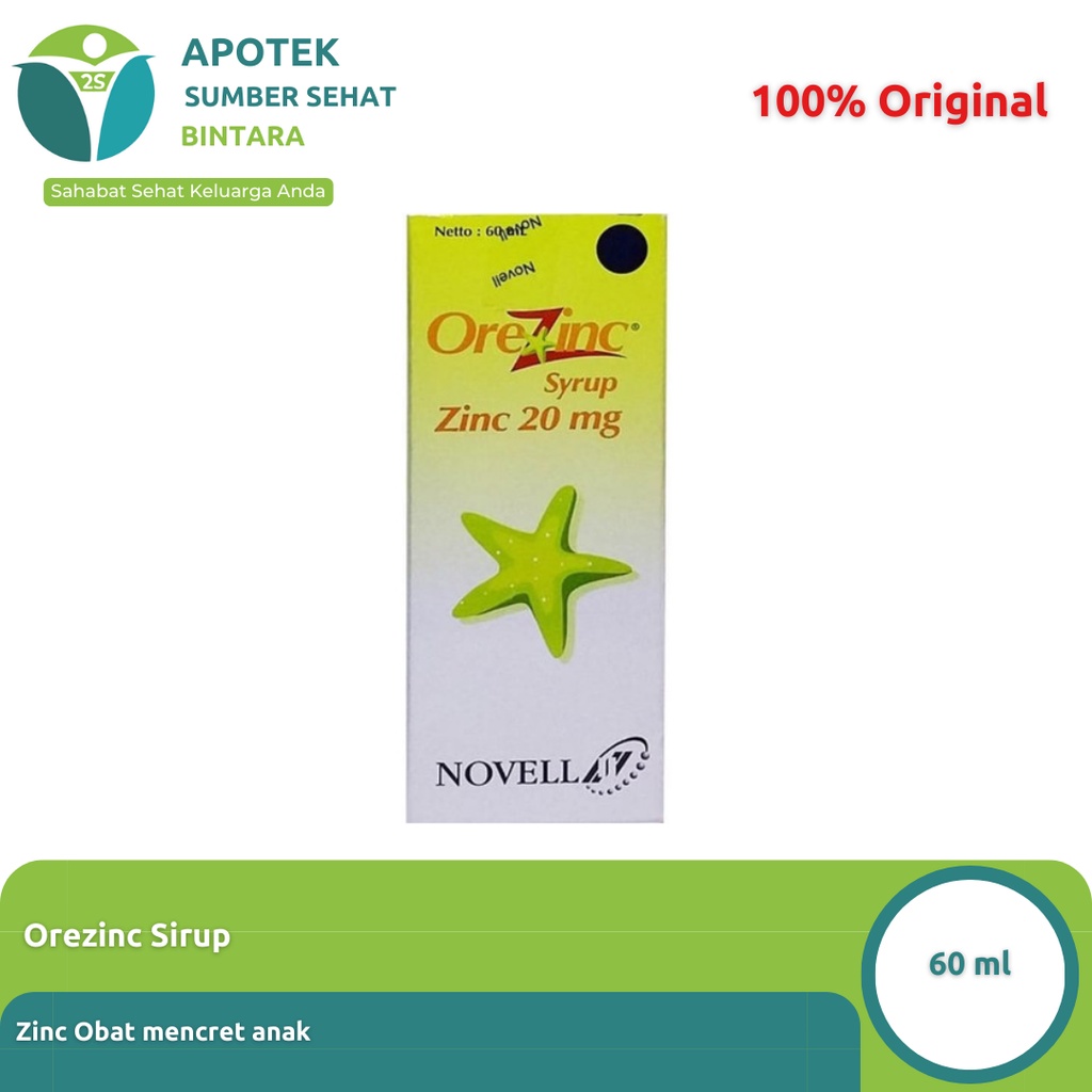 Jual Orezinc Sirup Obat Mencret Anak 60 ml | Shopee Indonesia