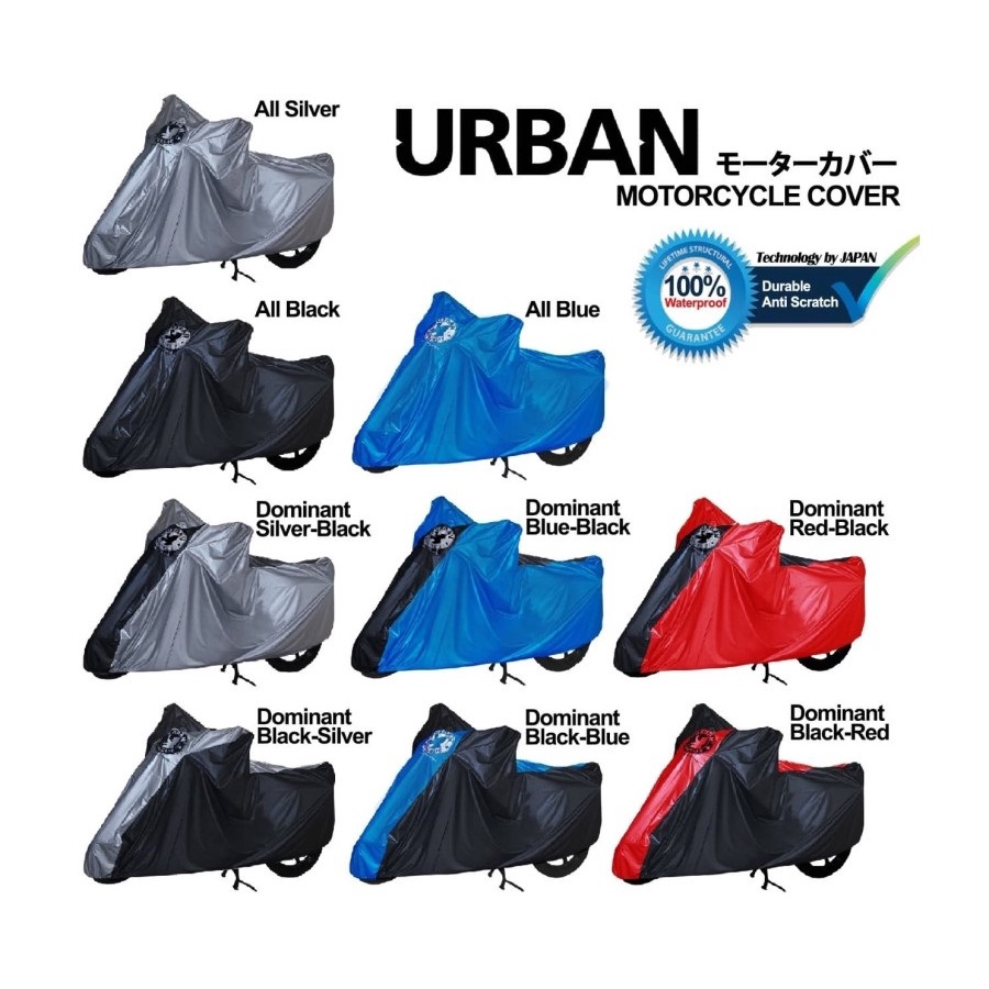 Jual Cover Motor Urban Sarung Motor Matic Bebek Vario Mio Beat Supra ...