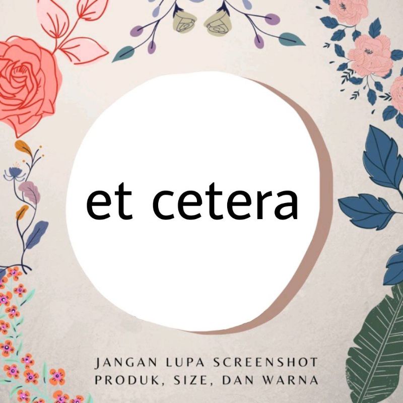 Jual ET CETERA REQUEST PRODUCT | Shopee Indonesia