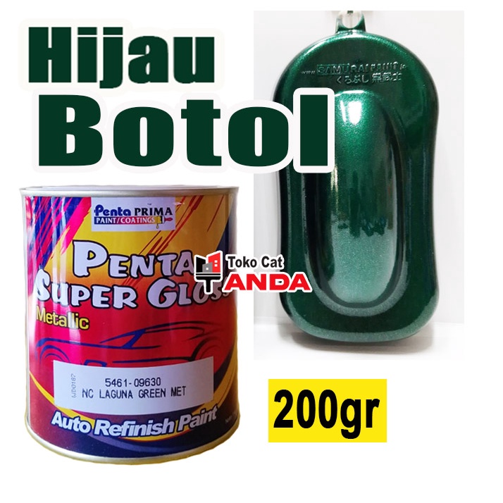 Jual Cat Penta Super gloss HIjau Botol Laguna GREEN Met - Cat Motor ...