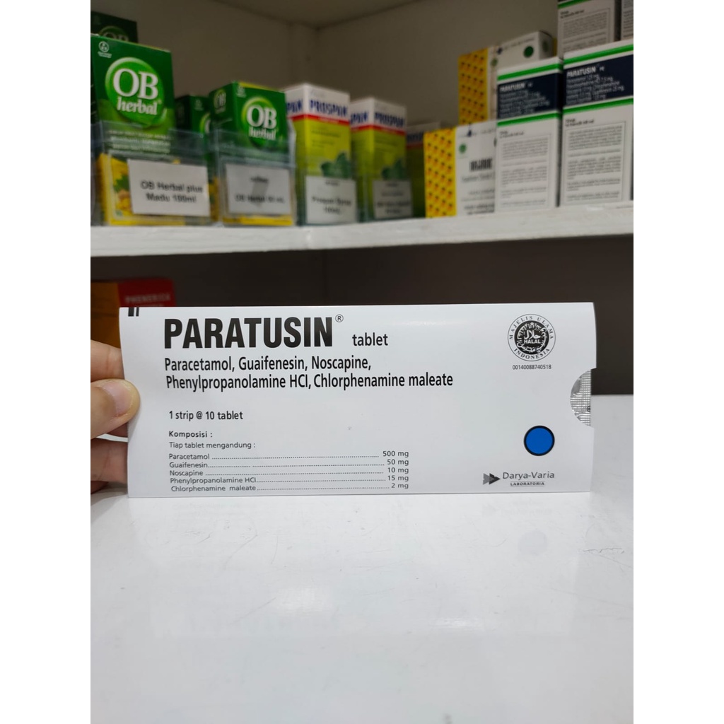 Jual Paratusin Strip Isi 10 Tablet Obat Original | Shopee Indonesia
