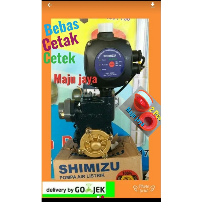 Jual Pompa air Hisap dari PAM dorong Ke Kran "SHIMIZU"Booster Automatic ...