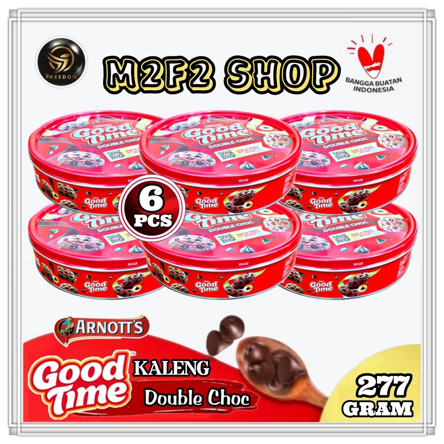 Jual Good Time Double Choco Cookies | Kukis Cokelat Kaleng - 277 gr ...