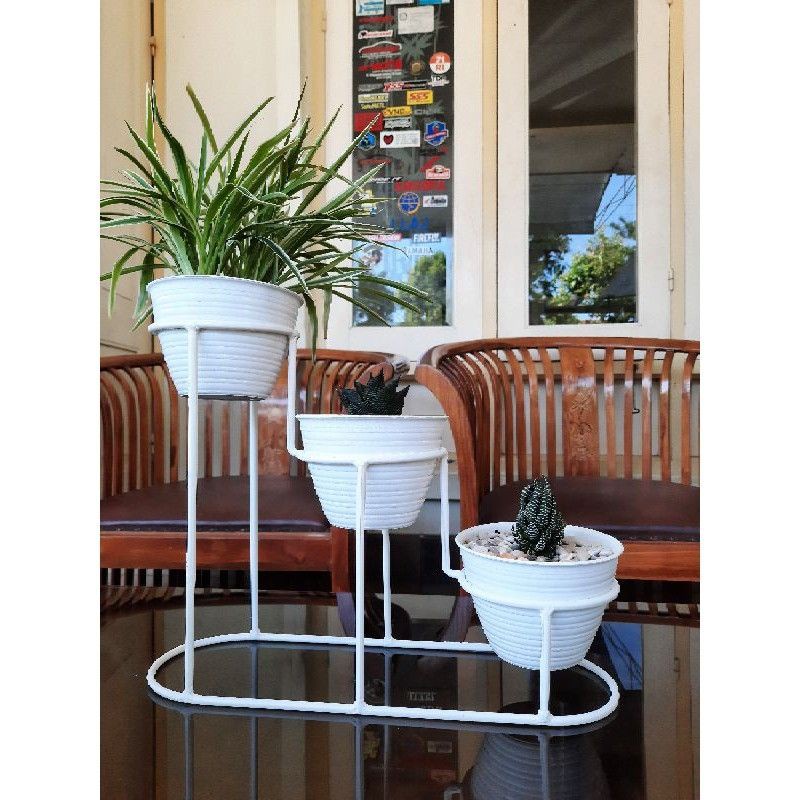 Jual standing pot susun 3 T20,30,40CM D15CM | Shopee Indonesia