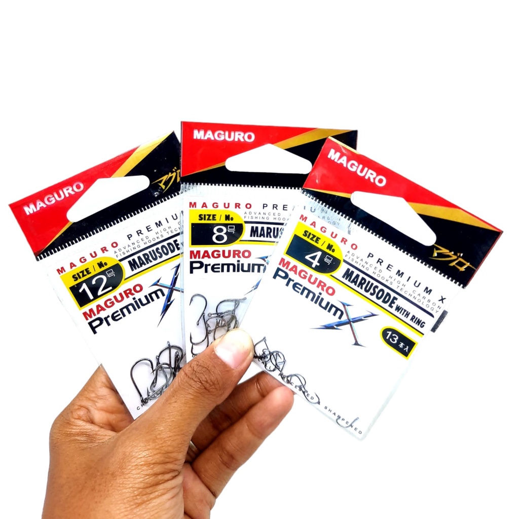 Jual Kail Pancing Maguro Premium X Marusode Type Kecil Sangat Tajam dan ...