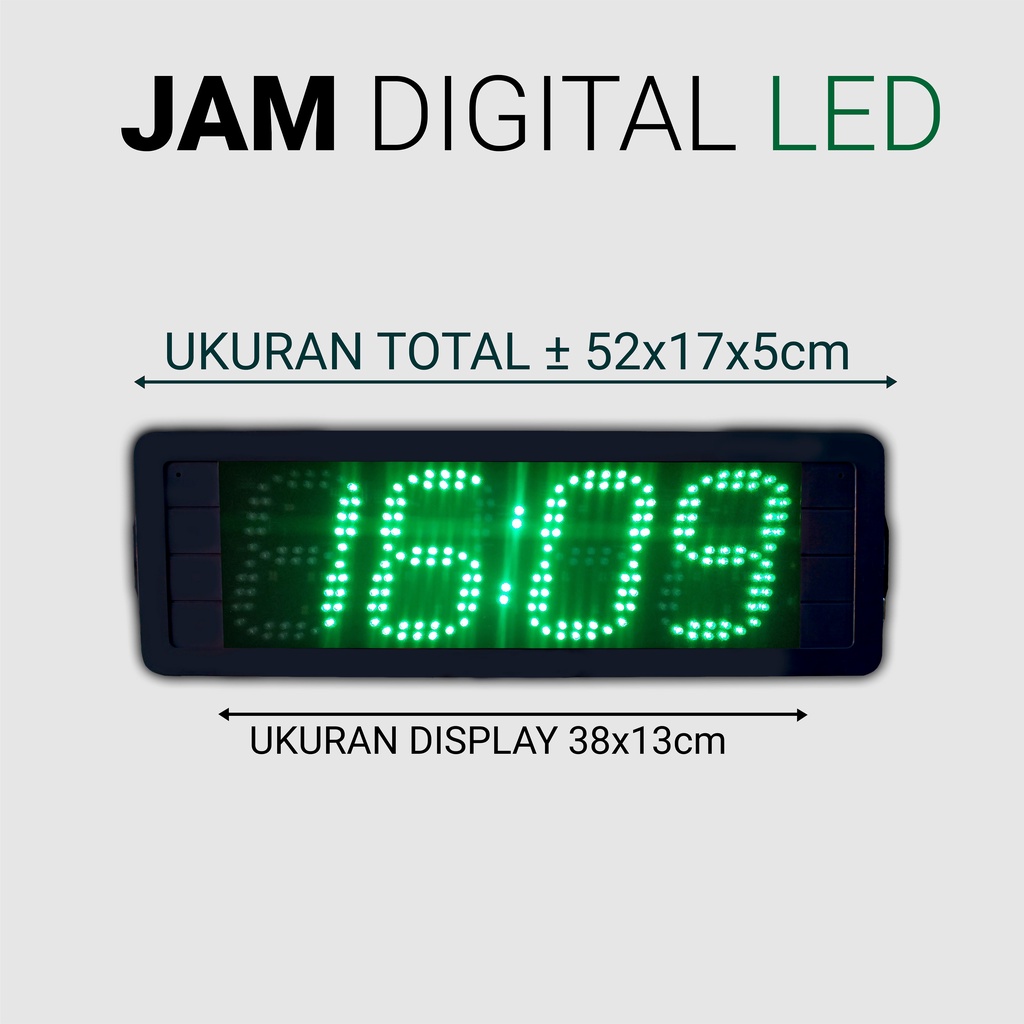 Jual Jam Digital LED Jam Dinding Jam Meja Clock | Shopee Indonesia