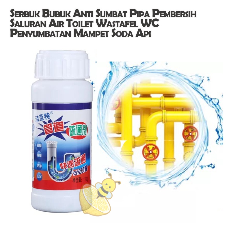 Jual Serbuk Bubuk Anti Sumbat Pipa Pembersih Saluran Air Toilet ...