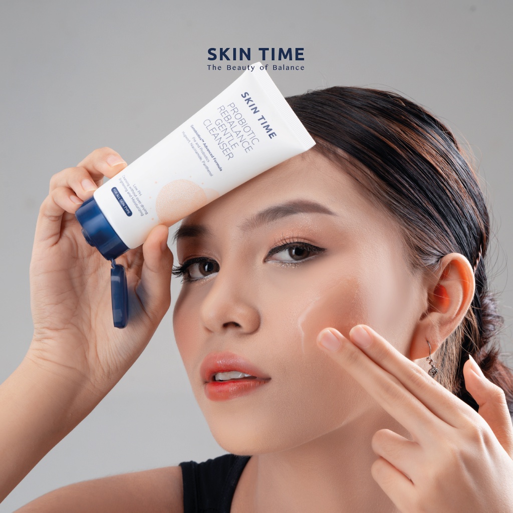 Jual SKIN TIME Gentle Cleanser Kulit Sensitif Genobiotics Formula Face ...