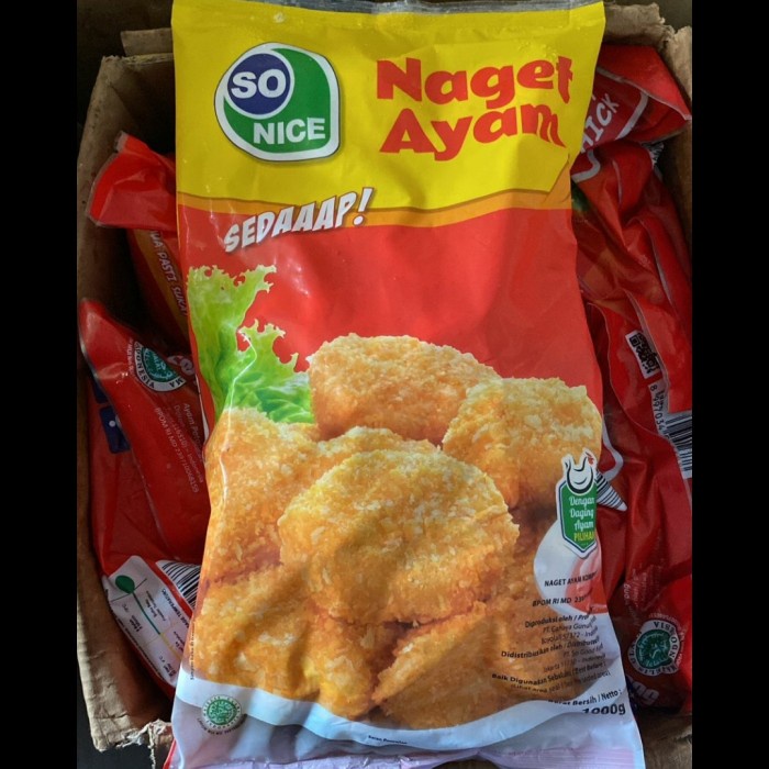 Jual So nice naget ayam 1kg | Shopee Indonesia
