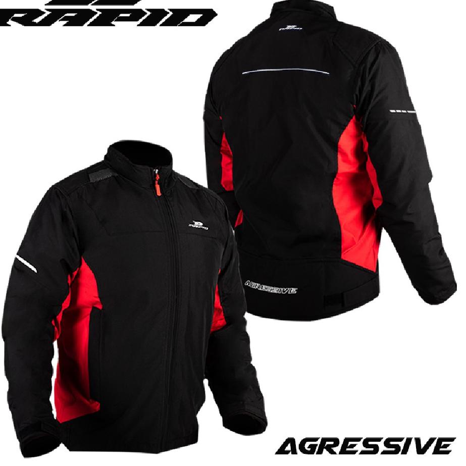 Jual Stok terbatas!.. Jaket motor pria anti angin RAPID AGRESSIVE ...