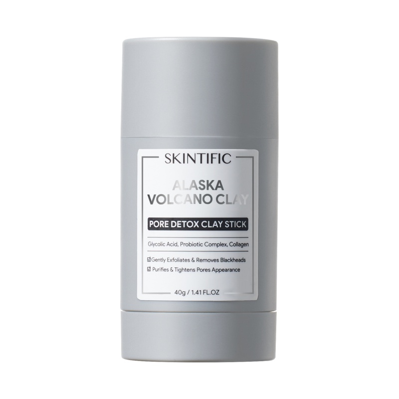 Jual SKINTIFIC Alaska Volcano Pore Detox Clay Stick 40g | Shopee Indonesia