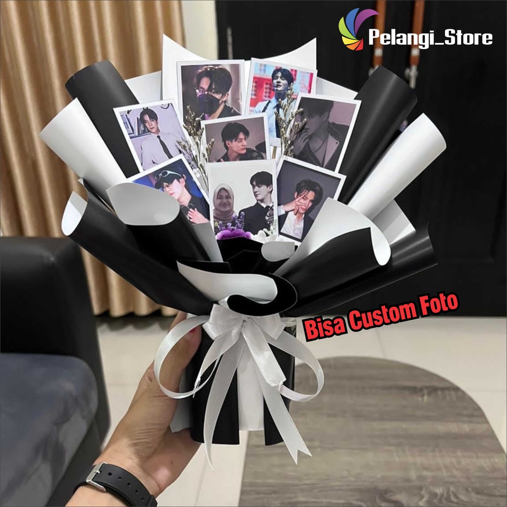 Jual (Sehari Jadi!!) Bucket/Buket Mini/Buket Custom Foto/Flower bucket ...