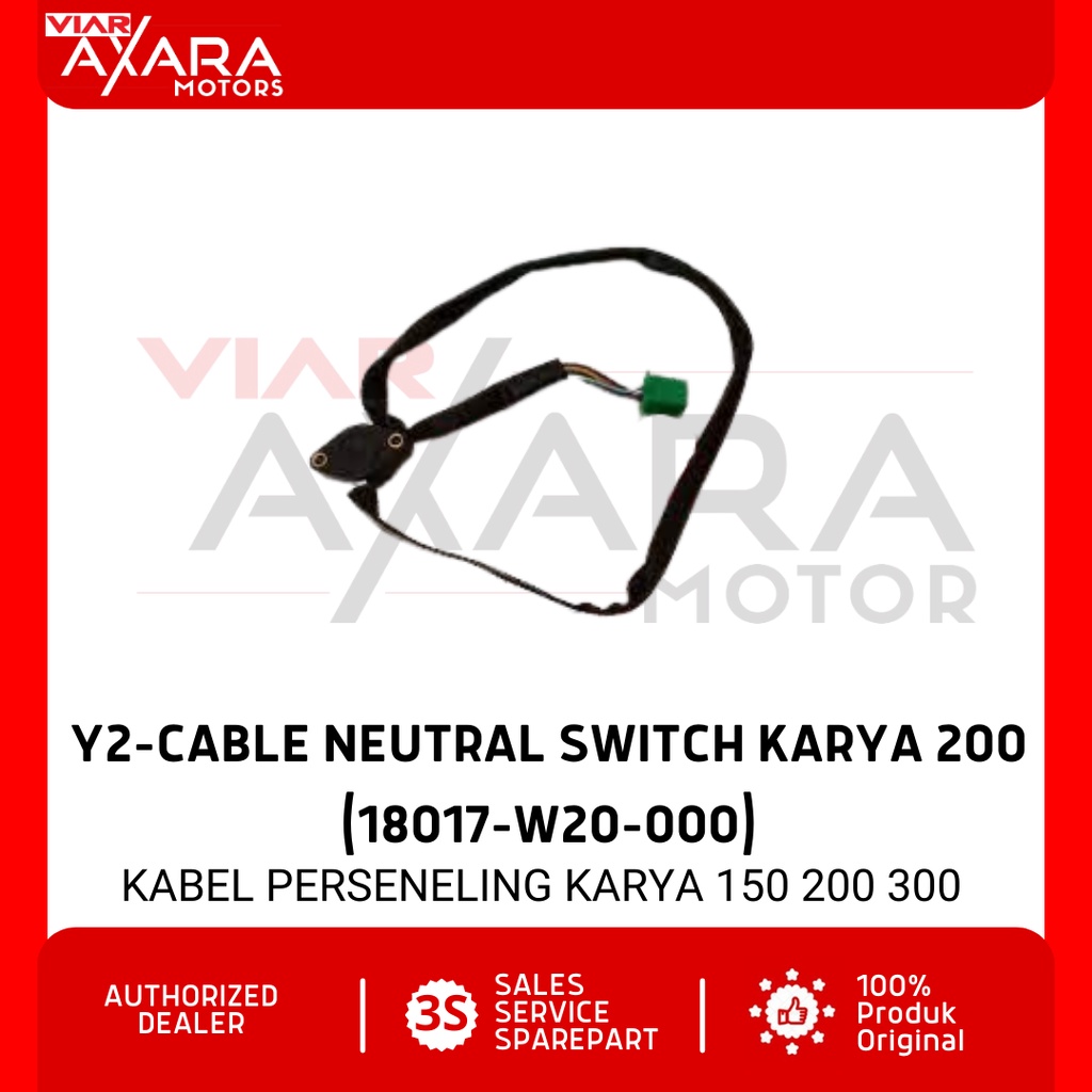 Jual Y2-Cable Neutral Switch Karya 200 / Kabel Perseneling Sparepart ...