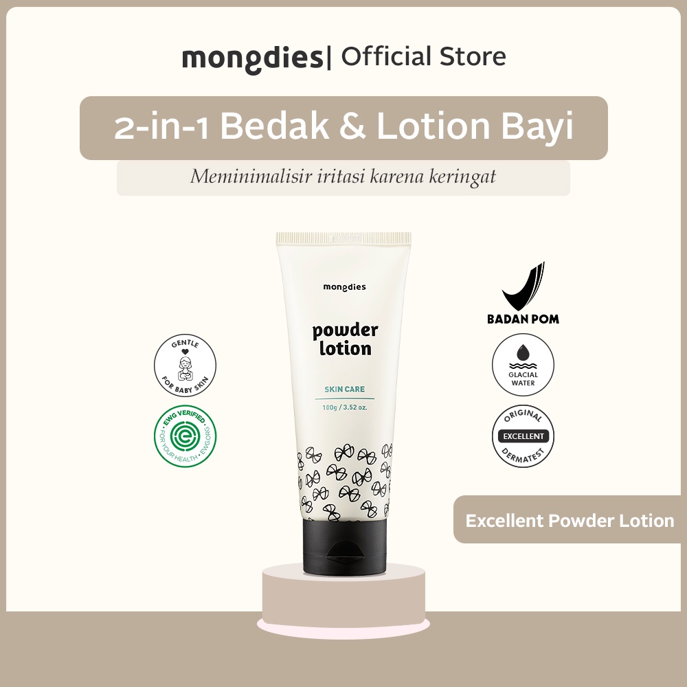 Jual MONGDIES EXCELLENT POWDER LOTION 100gr - Krim untuk Perawatan Ruam ...