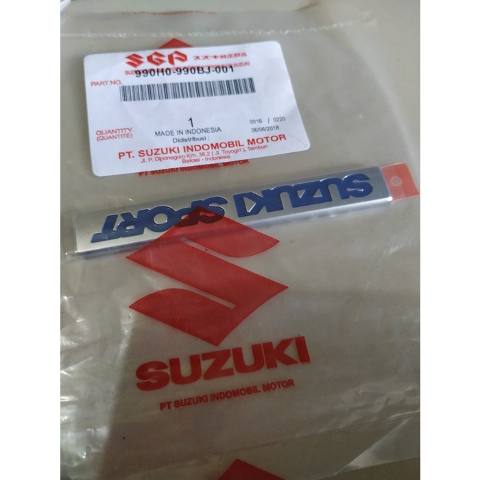 Jual SGP EMBLEM SUZUKI SPORT GENUINE PARTS | Shopee Indonesia
