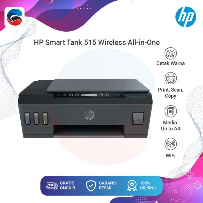 Jual HP Smart Tank 515 Wireless All-in-One [1TJ09A] | Shopee Indonesia