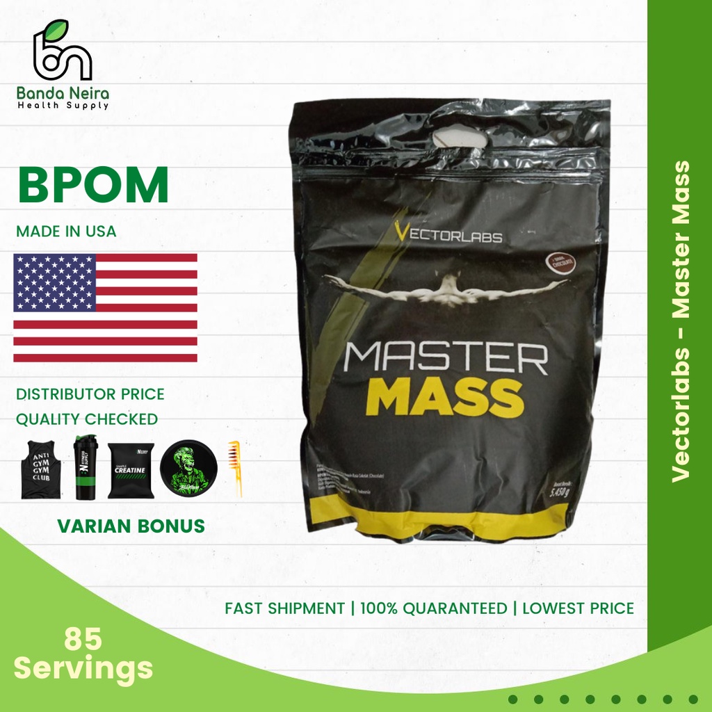 Jual Vectorlabs Master Mass MasterMass Gainer Protein | Shopee Indonesia
