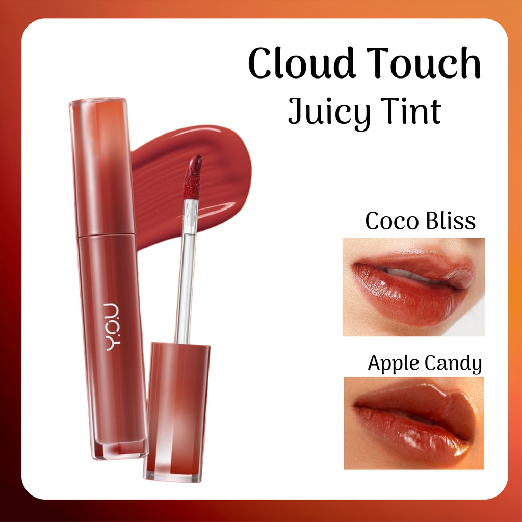 Jual You Cloud Touch Juicy Tint | Healthy Glow Lips | Shopee Indonesia