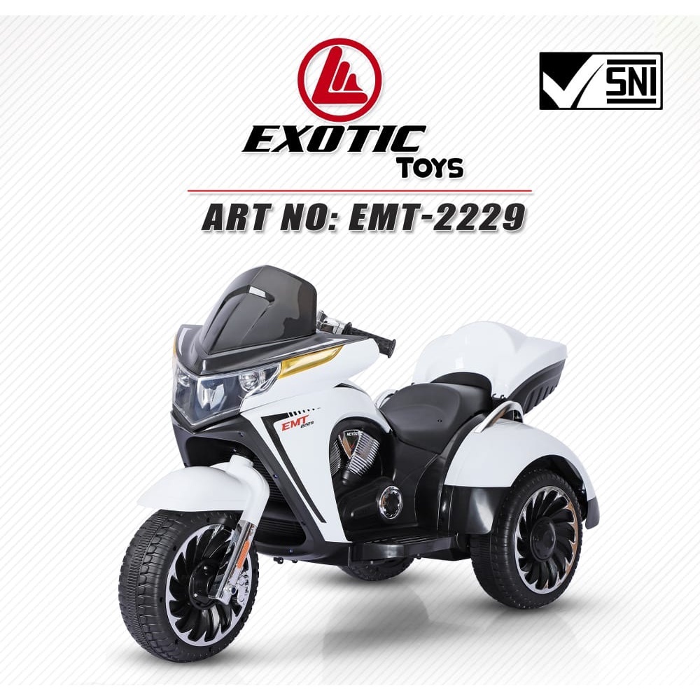 Jual Motor Aki EXOTIC EMT 2229 Ride-On Toys Harley Style One Key Stater ...