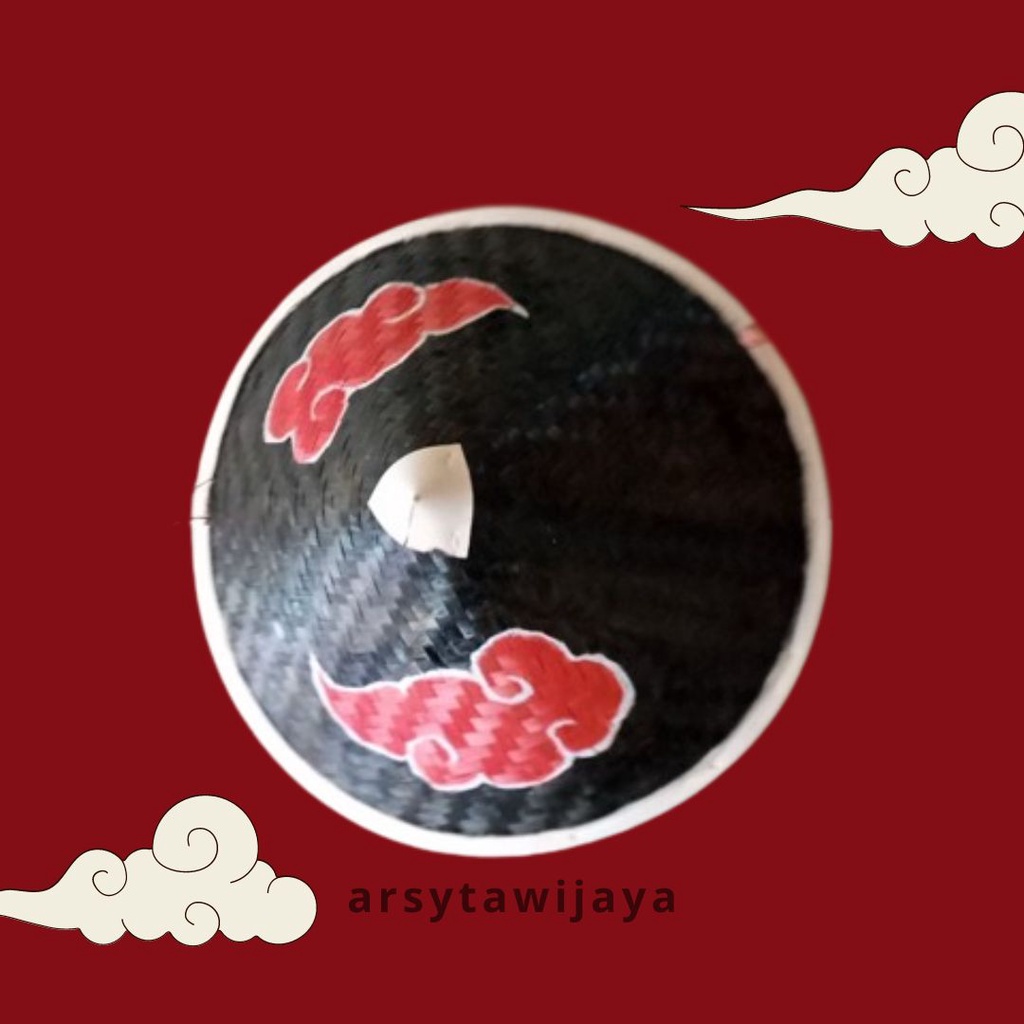 Jual [ MURAH ] topi caping - caping akatsuki - topi cosplay anime ...