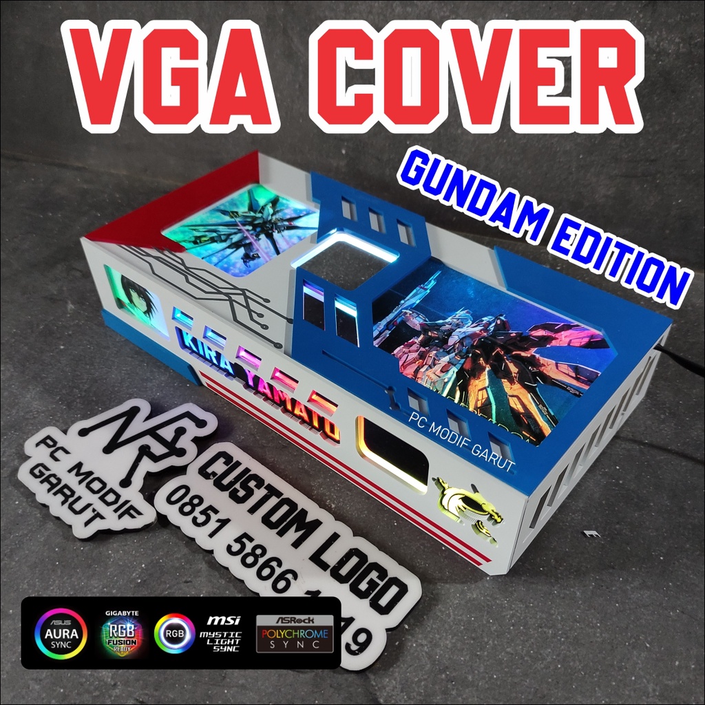 Jual VGA COVER CUSTOM LOGO GUNDAM EDITION | Shopee Indonesia