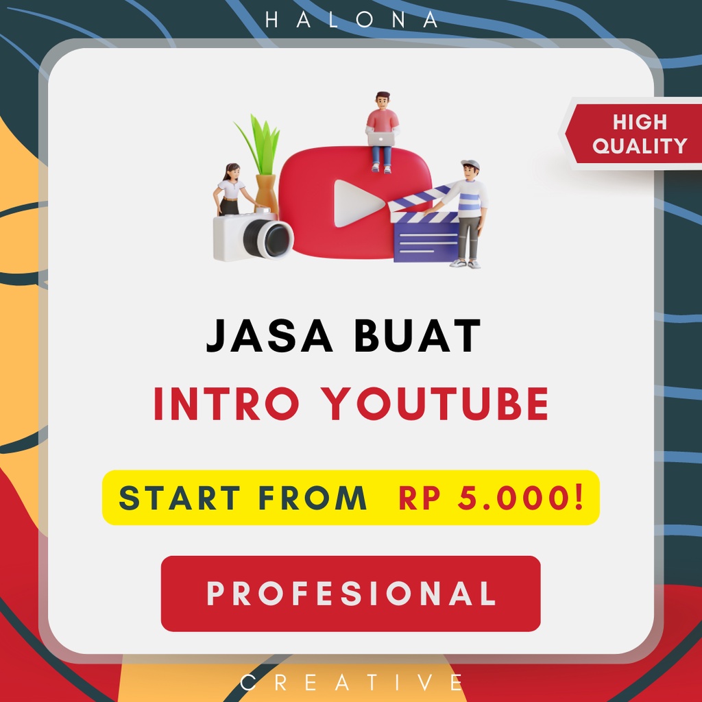 Jual Jasa Buat Intro Youtube - MURAH & HIGH QUALITY | Shopee Indonesia