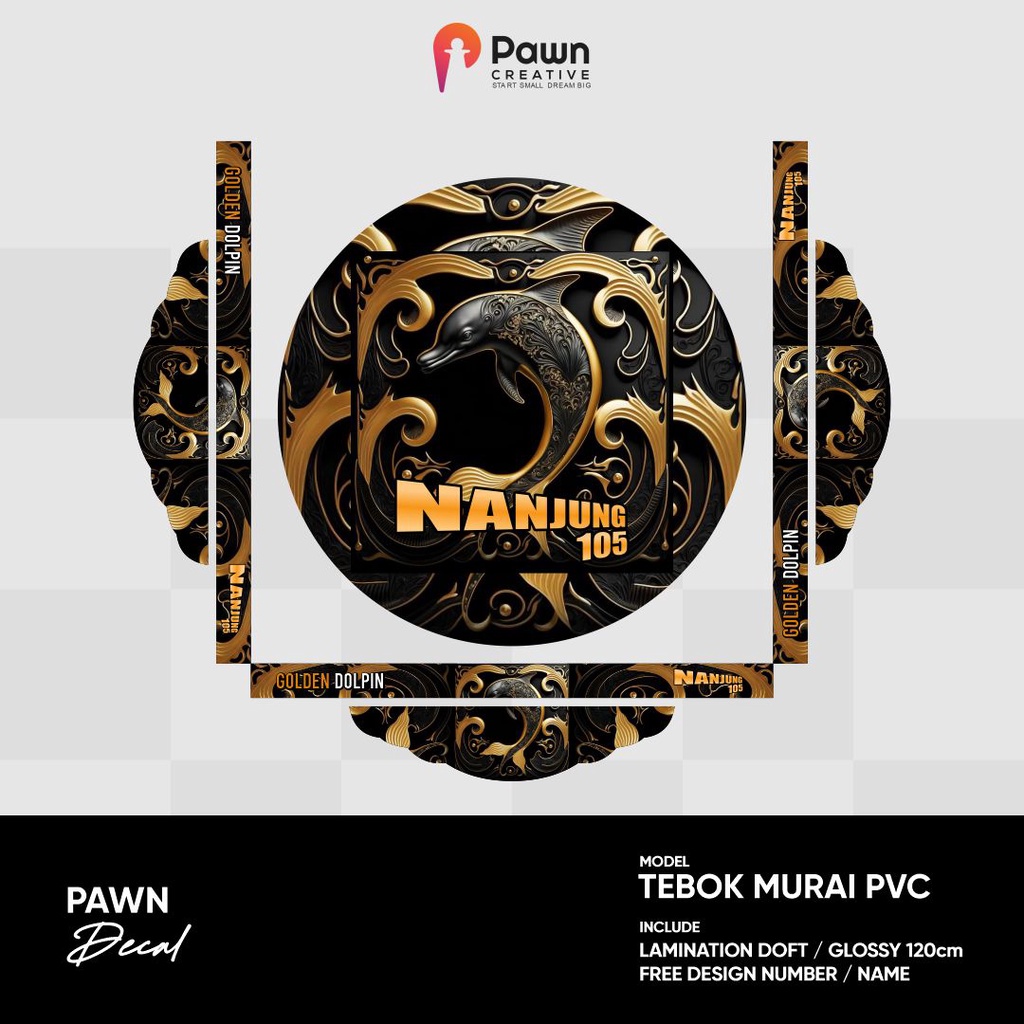 Jual Stiker Decal Tebok Murai Stiker Sangkar Murai Custom NANJUNG 105 ...