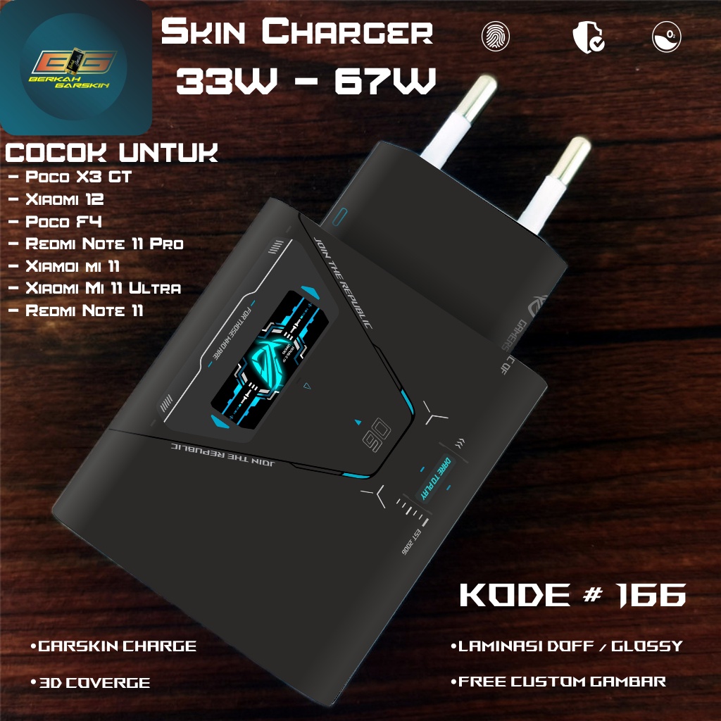 Jual Skin Charger POCO X3 GT, POCO F4, Redmi note 11 Pro 33W-67W Turbo ...