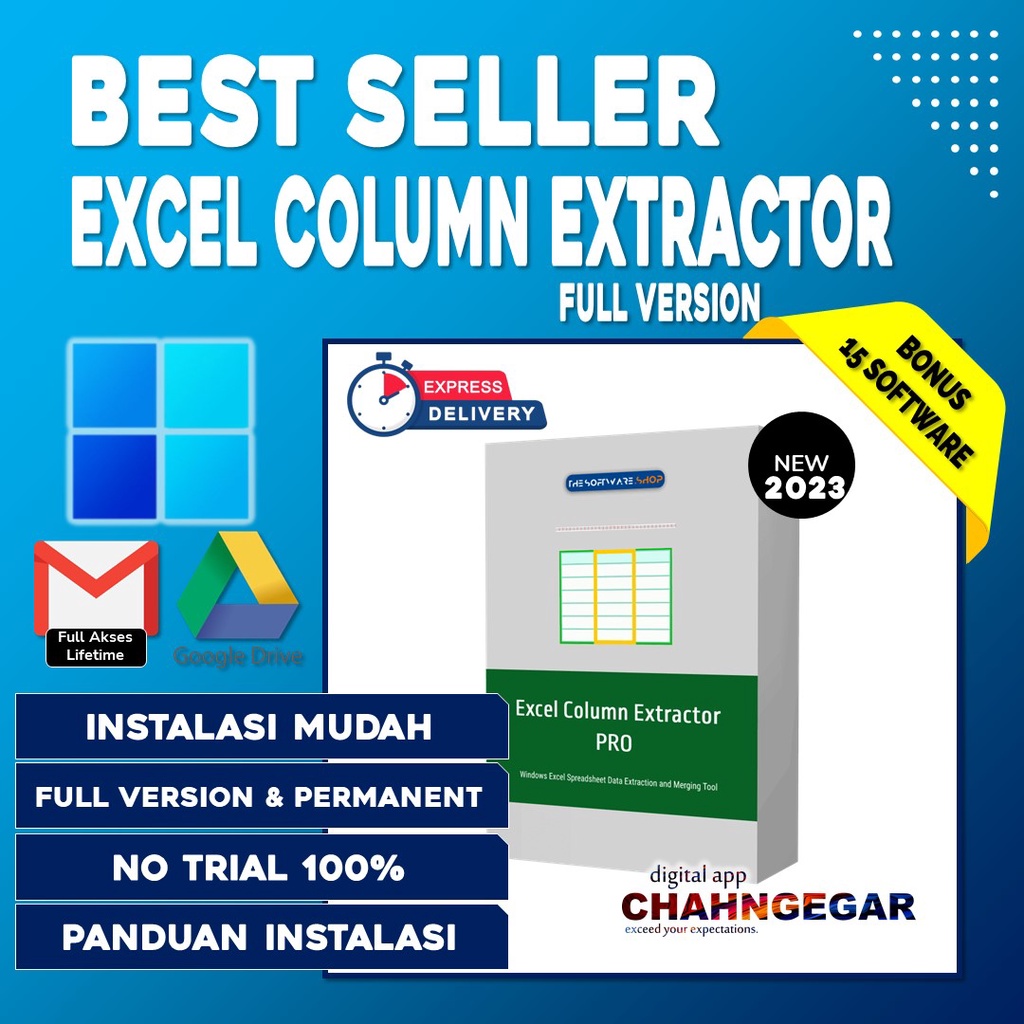 Jual Software Excel Column Extractor Pro 2023 Lifetime | Shopee Indonesia