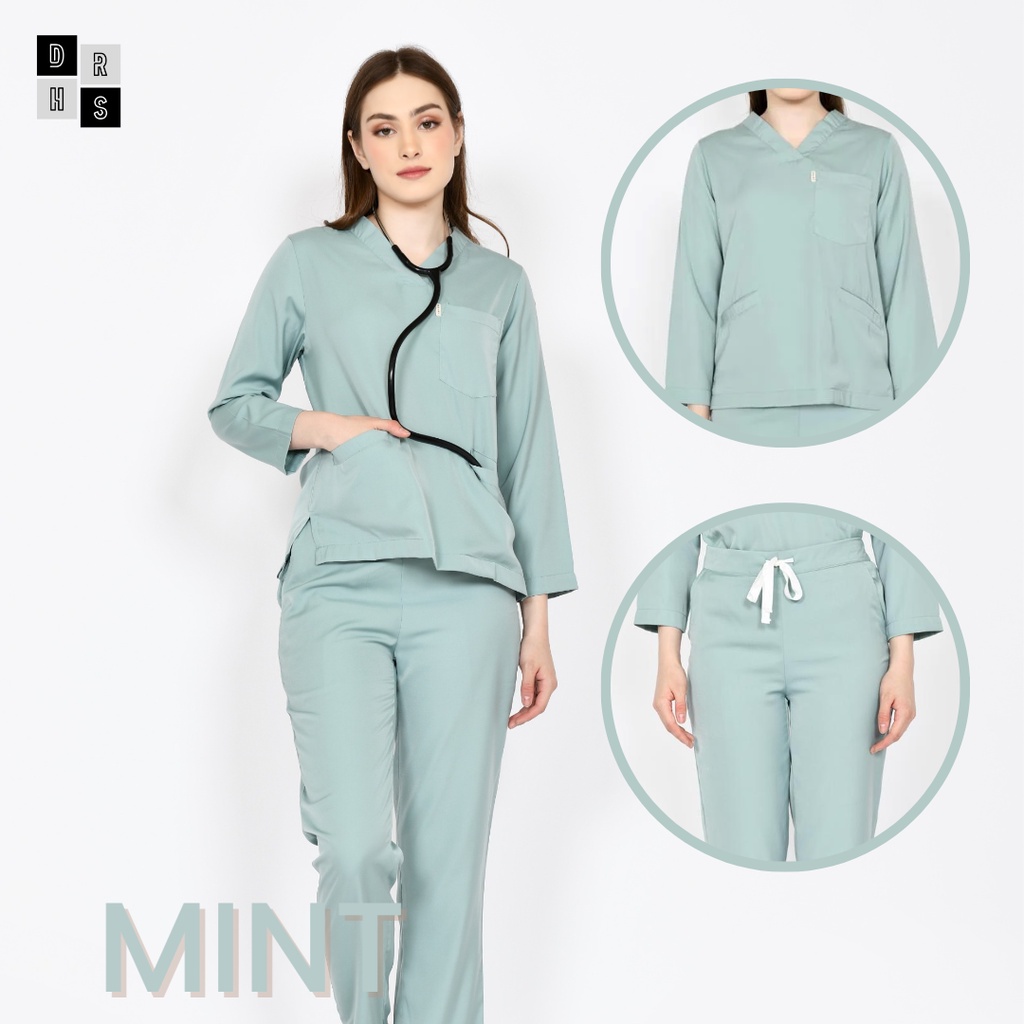 Jual ATLAS Scrubs medis / Baju OK / Baju Jaga Lengan Panjang (The Prime ...