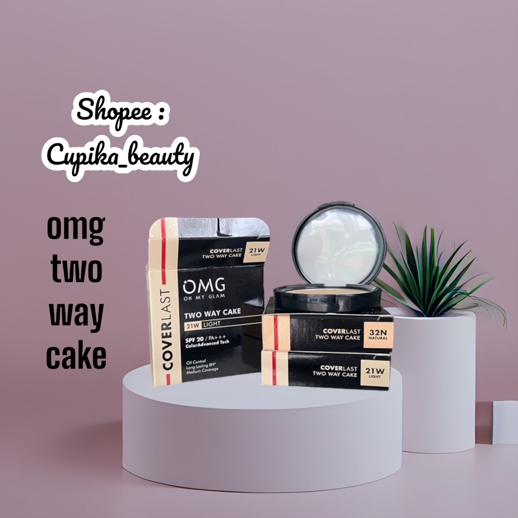 Jual ce.ez} OMG coverlast two way cake 12 gr - bedak padat halus dan ...