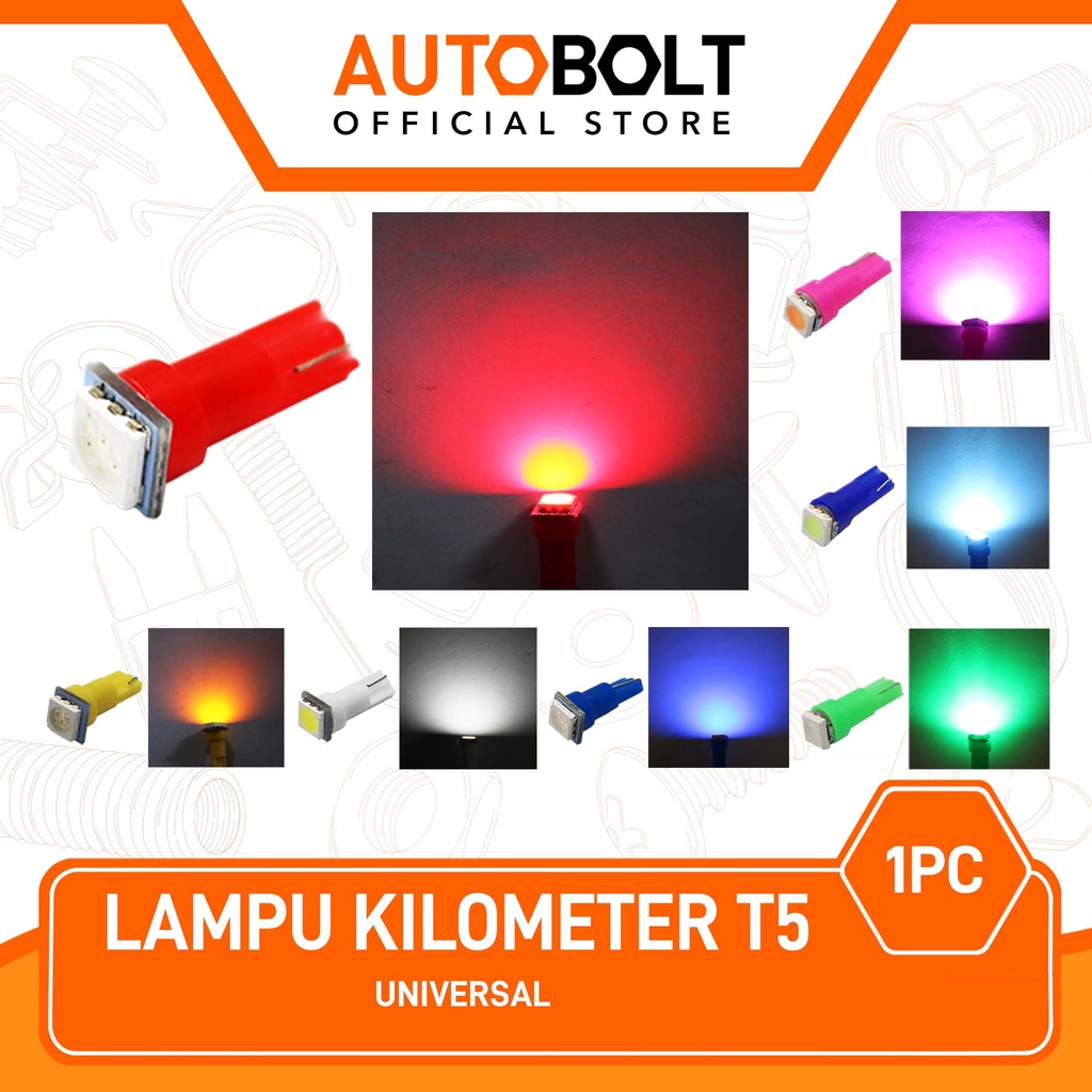 Jual LED Jagung 1 Titik T5 Lampu KM Kilometer Speedometer Dash Board ...
