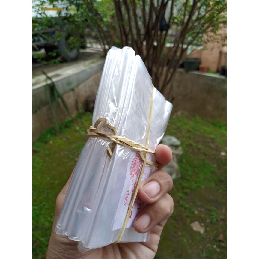 Jual Plastik AA bening tipis ukuran 12x25, plastik bening tipis ...