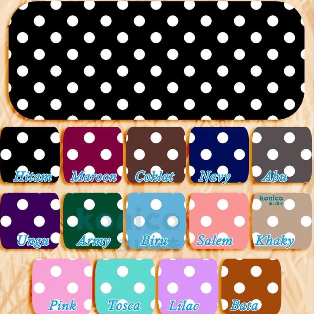 Jual Kain Motif Baby Dottie grade A untuk background foto studio bahan ...