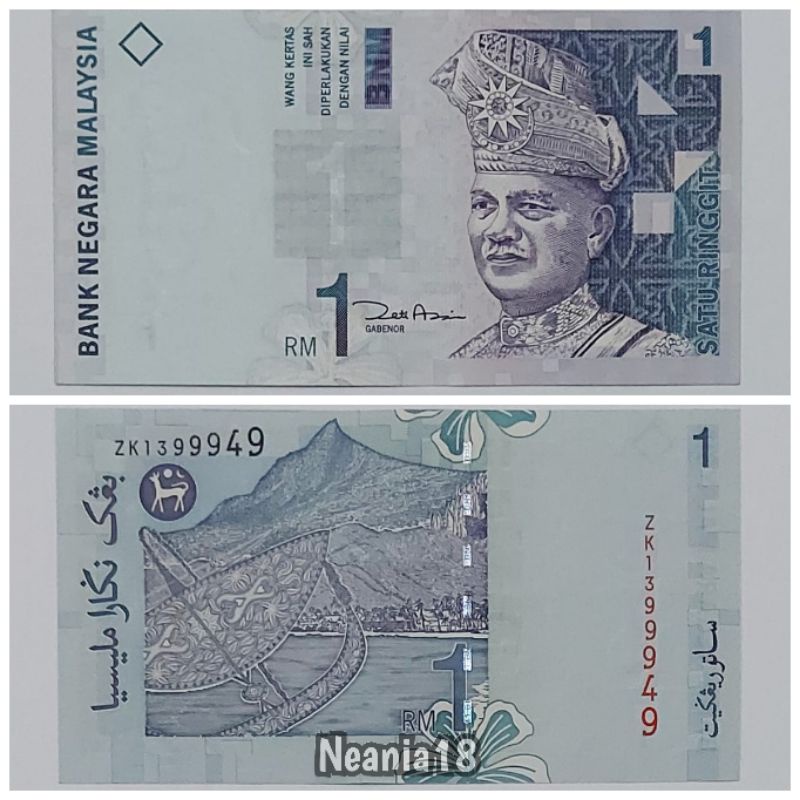 Jual Koleksi Ringgit Malaysia Pecahan 1 Ringgit Kertas | Shopee Indonesia