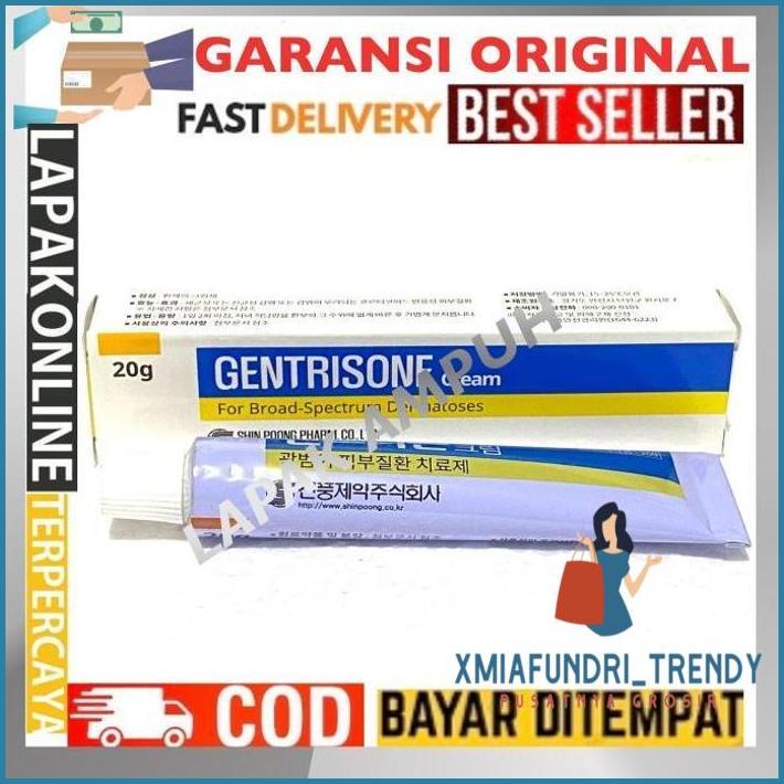Jual Gentrisone Cream 20 Gram Salep Kulit Original | Shopee Indonesia