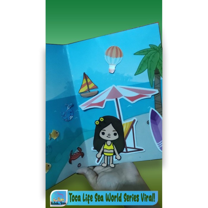 Jual Busy Book Paper Doll Mainan Edukasi TOCA LIFE SEA WORLD SERIES ...